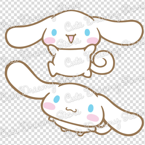 Cinnamoroll 25 Poses Bundle Clipart SVG / PNG / EPS vector – Cute ...