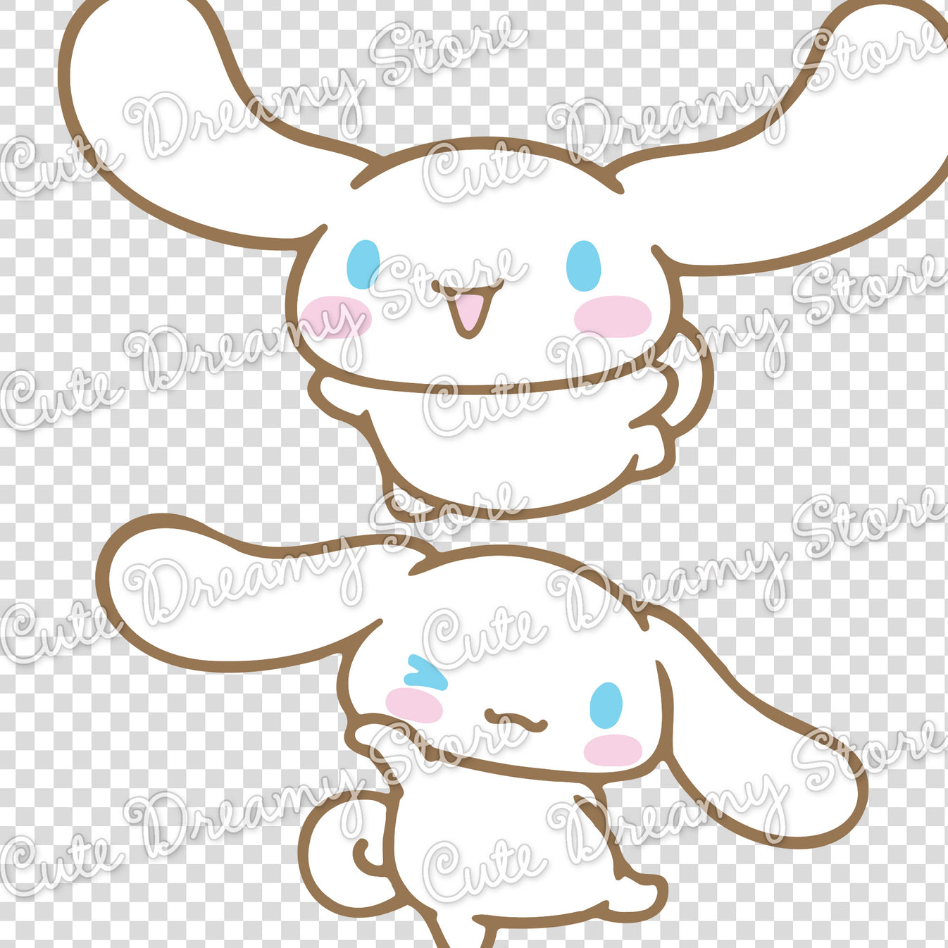 Cinnamoroll 25 Poses Bundle Clipart SVG / PNG / EPS vector – Cute ...
