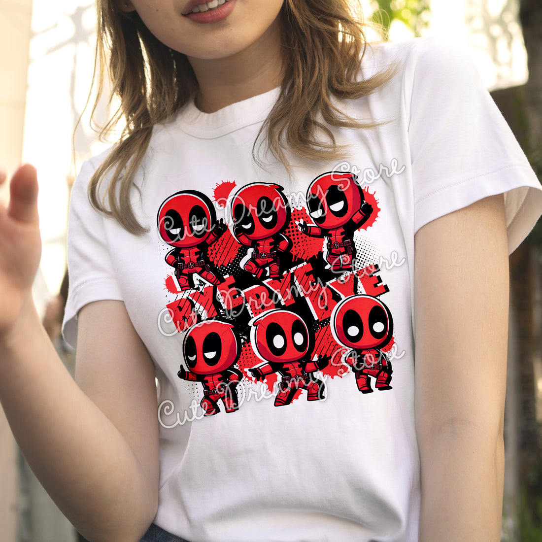 Deadpool Bye Bye Bye clipart / PNG transparent background – Cute Dreamy Store
