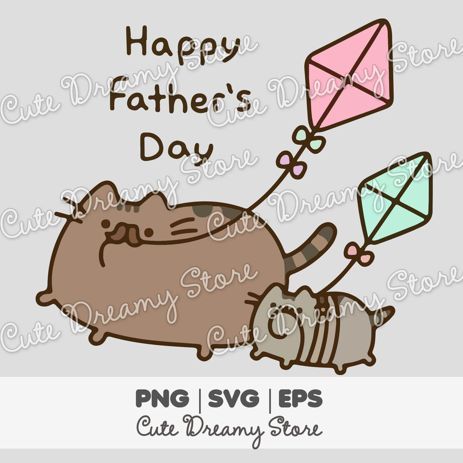 Pusheen Clipart SVG/PNG/EPS 🐱 | Perfect for Crafts & Decor! – Cute ...