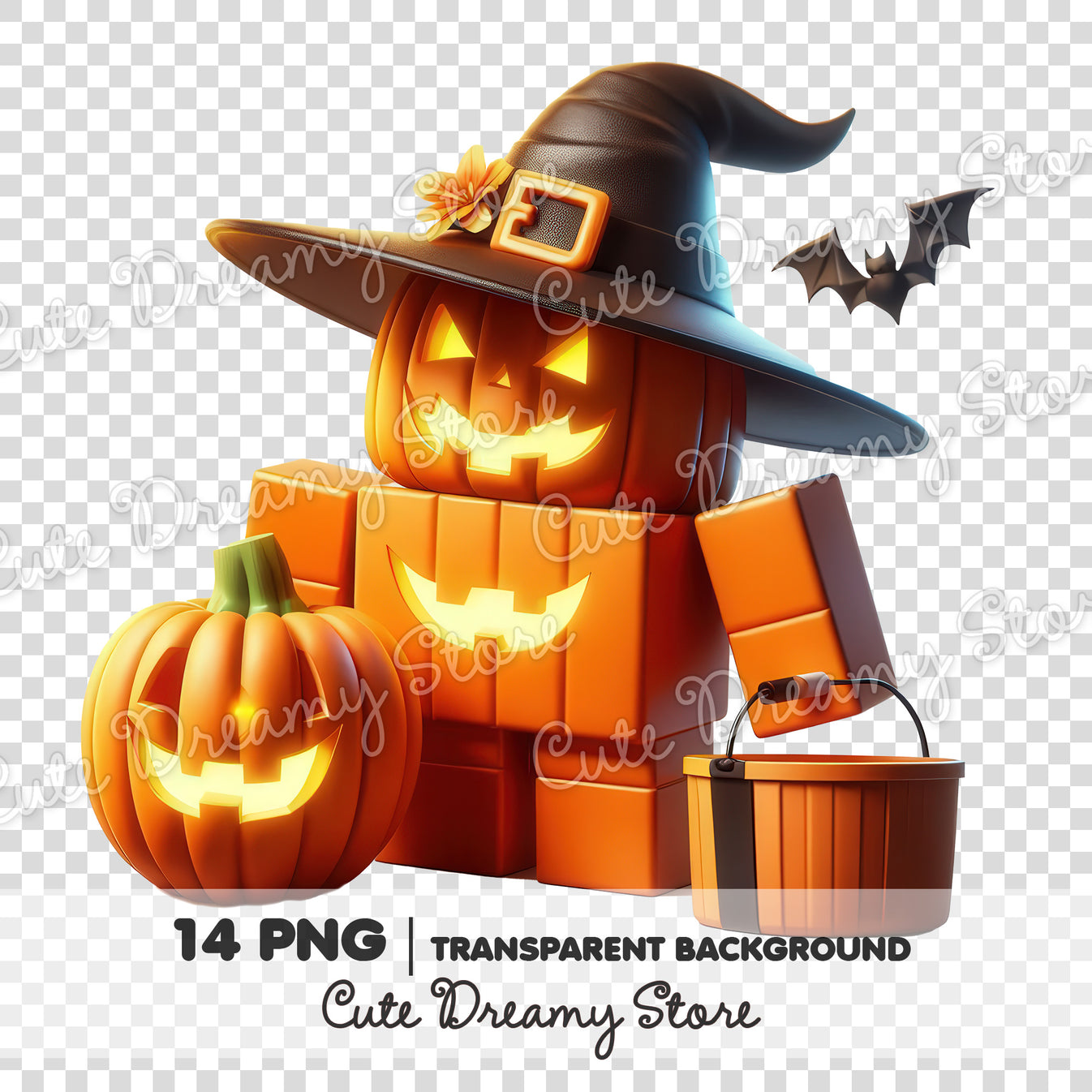 Halloween Roblox clipart / PNG transparent background – Cute Dreamy Store
