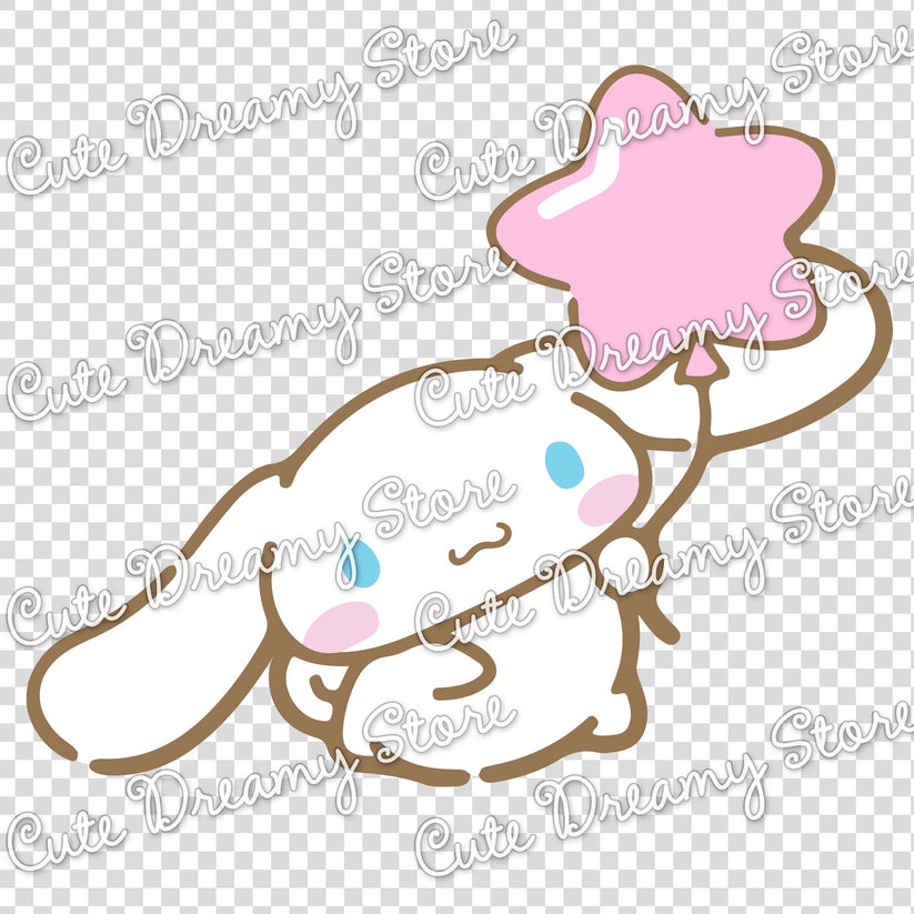 Balloons Cinnamoroll Bundle Clipart SVG / PNG / EPS vector – Cute ...