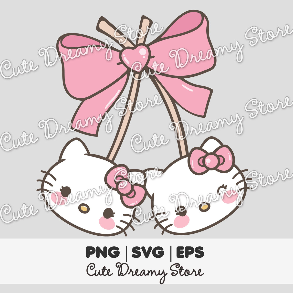 Cute Hello Kitty Bow Hello Kitty Mini Doll With Tiger Pants And Bow By