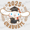 Graduation Cinnamoroll Clipart 2025 01 SVG / PNG / EPS vector – Cute ...