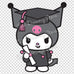 Graduation Kuromi Clipart SVG / PNG / EPS Vector at Cute Dreamy Store