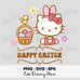 Hello Kitty Happy Easter Clipart SVG / PNG / EPS vector – Cute Dreamy Store
