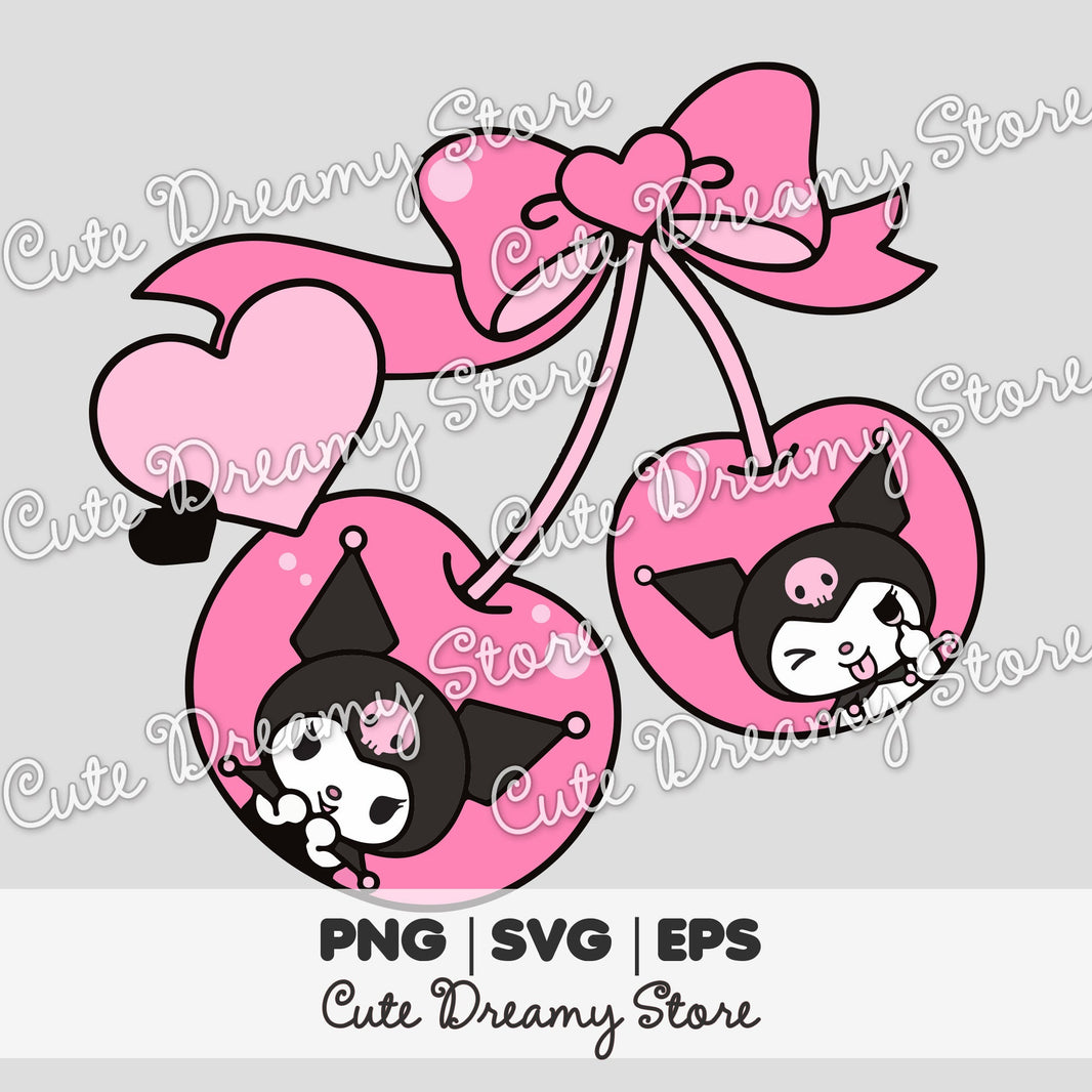Playful Kuromi Clipart Cute Dreamy Store