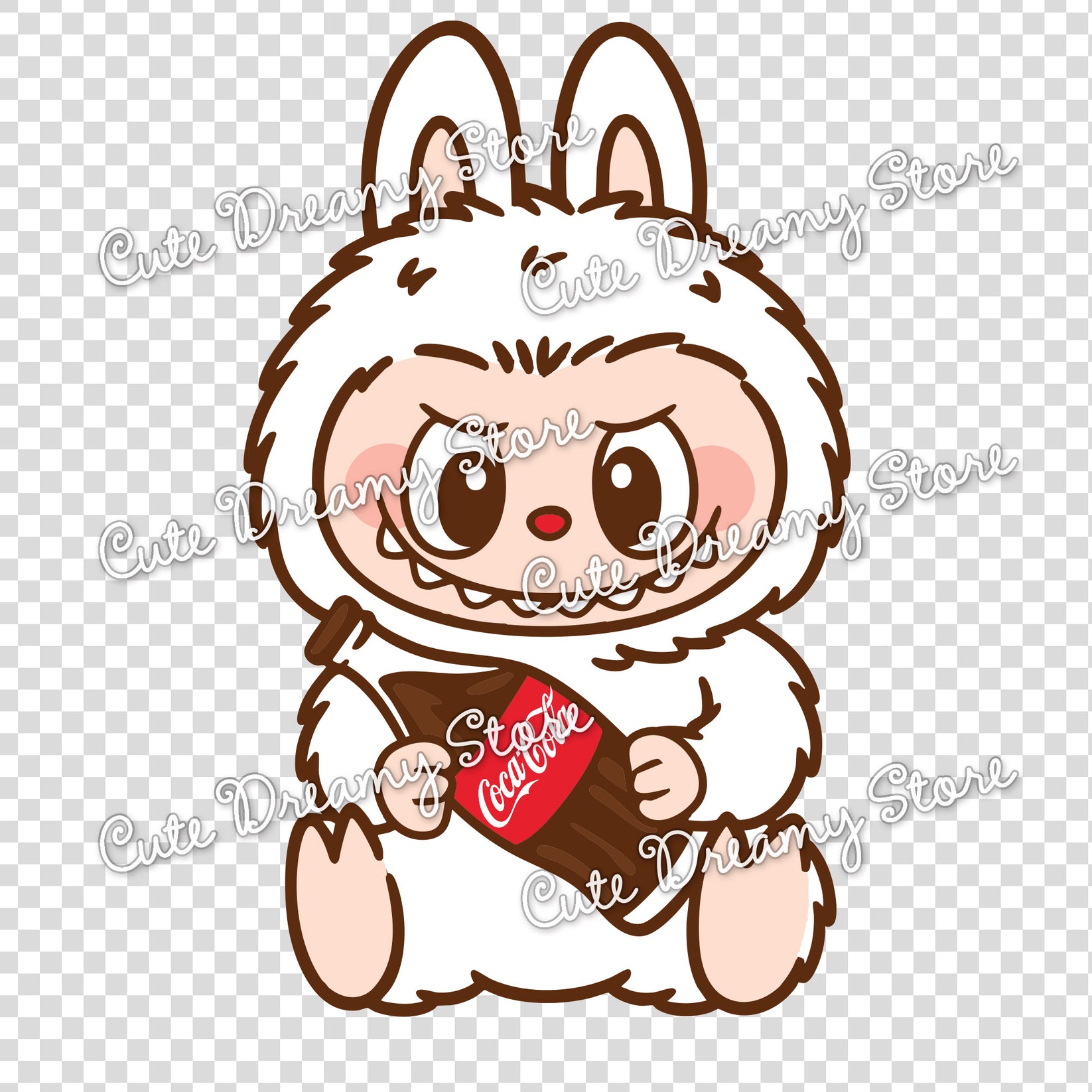 Labubu Coca Cola Clipart SVG / PNG / EPS Vector – Cute Dreamy Store