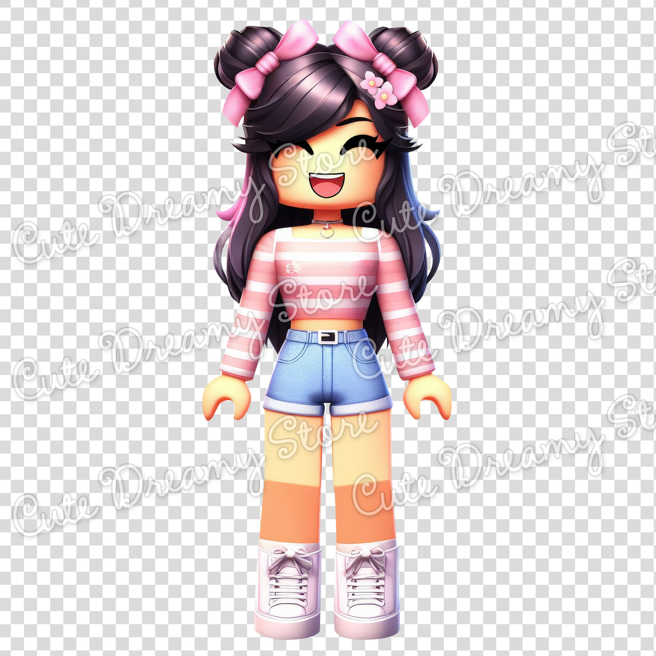 Roblox Gamer Girls Bundle Clipart / PNG transparent background – Cute ...